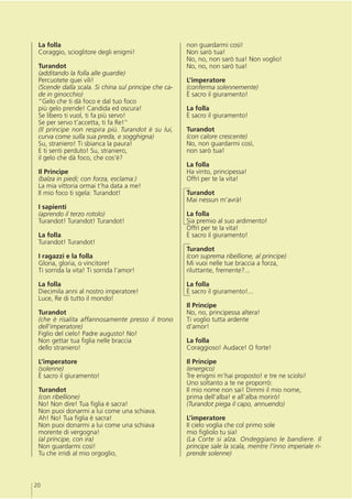 Turandot - Libretto integrale dell' opera | PDF