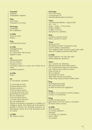 Turandot - Libretto integrale dell' opera | PDF