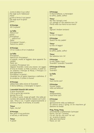 Turandot - Libretto integrale dell' opera | PDF
