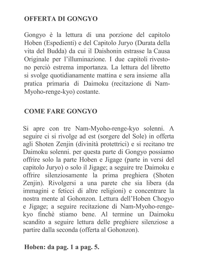Libretto Gongyo | PDF | Buddhism | Religion & Spirituality