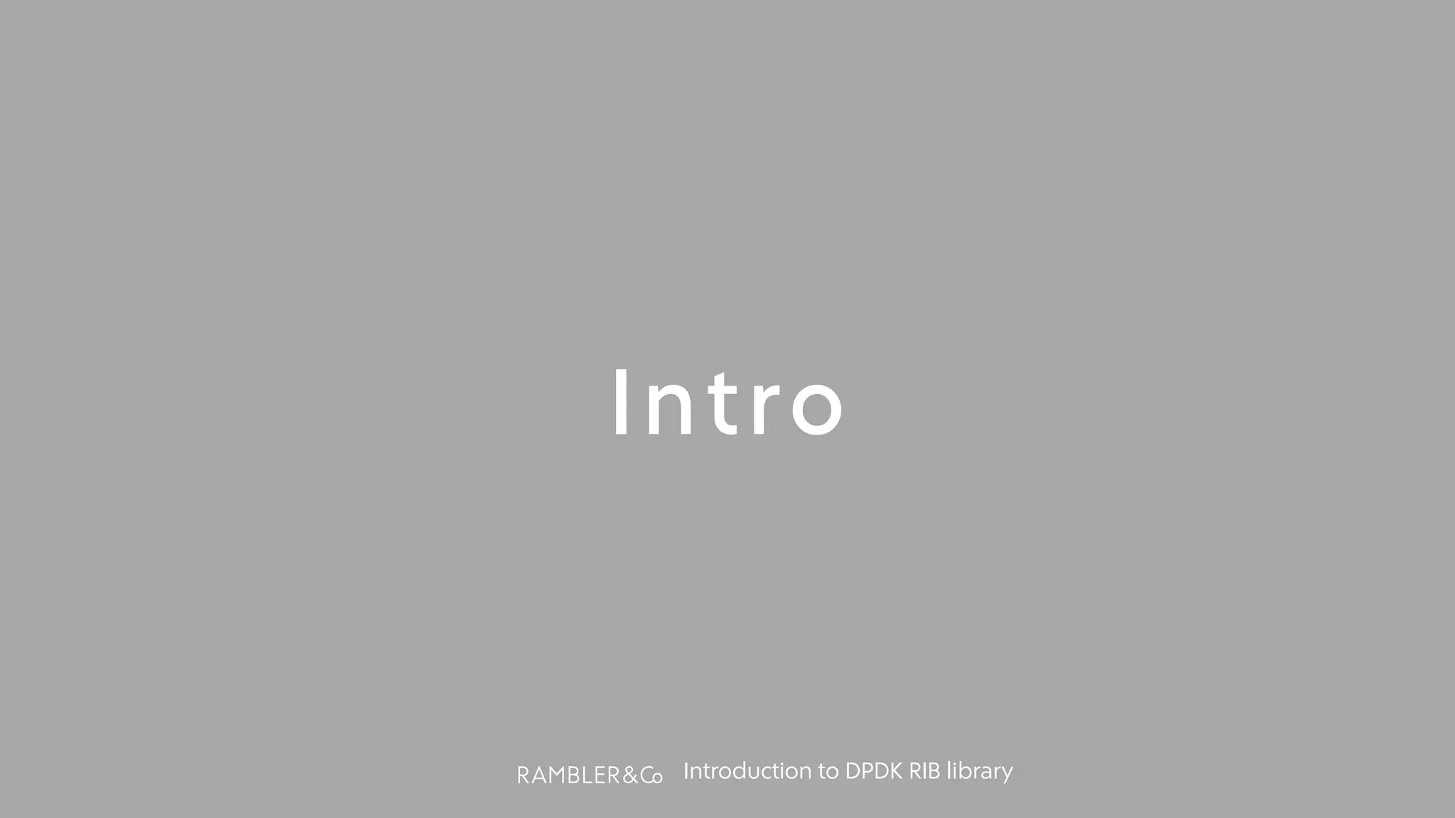 Introduction to DPDK RIB library | PPT