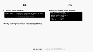 Introduction to DPDK RIB library | PPT