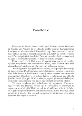 Argumentet Baze Te Fik'hut Hanefi | PDF