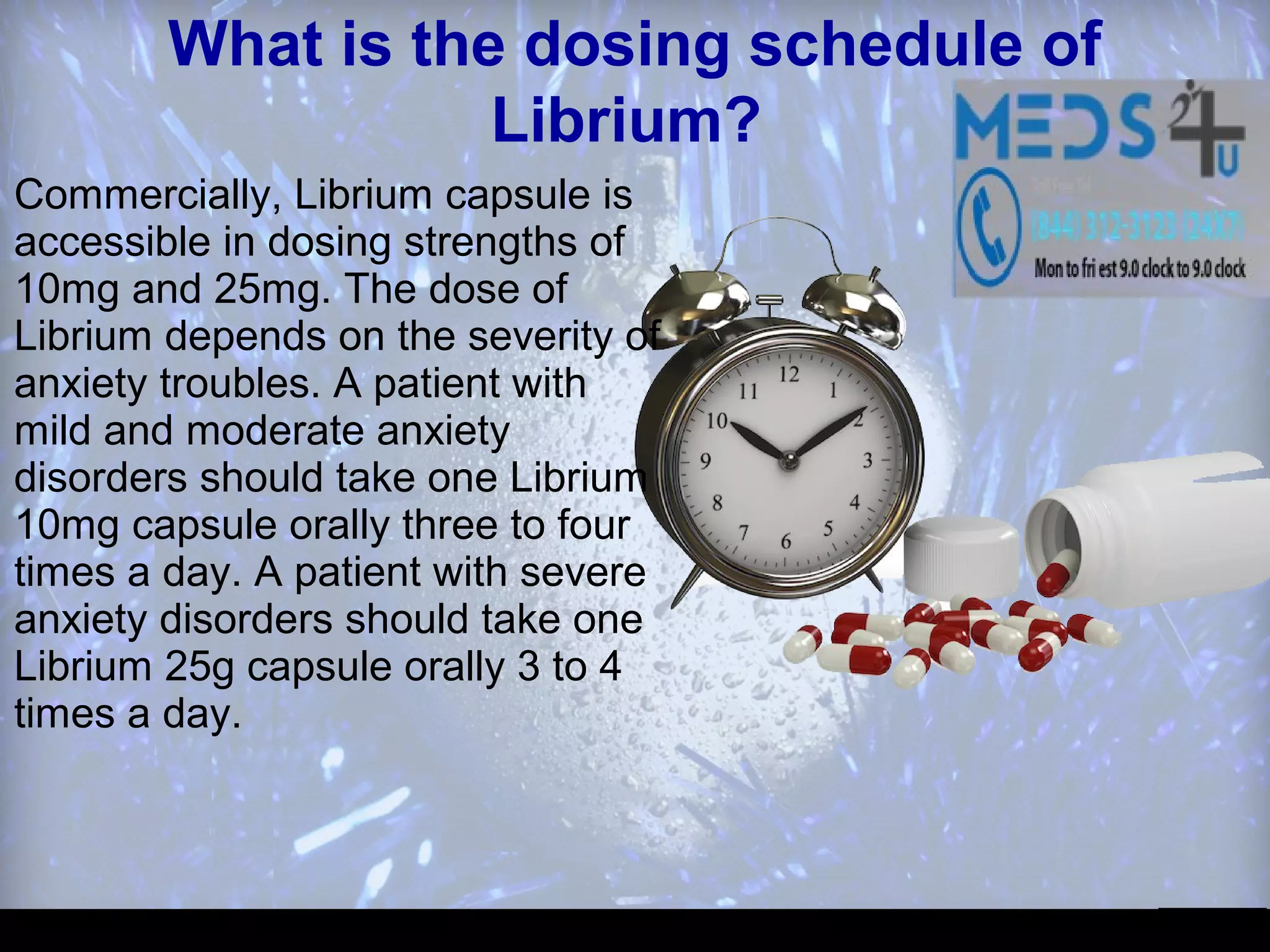 Librium to Calm Down Your Over Worried Mind