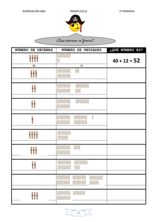 Libro de numeracion abn (para primero de primaria) | PDF