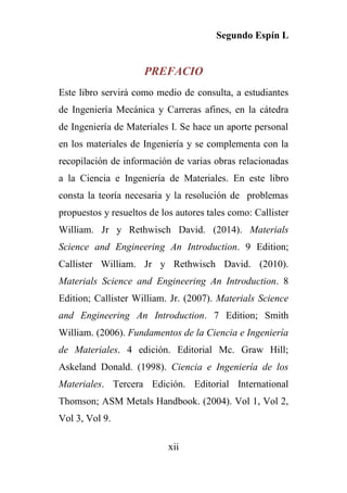 INGENIERÍA DE MATERIALES- Ing. Segundo Espin- UTA | PDF