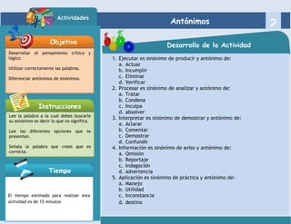 Libro actividades solucionario | PDF