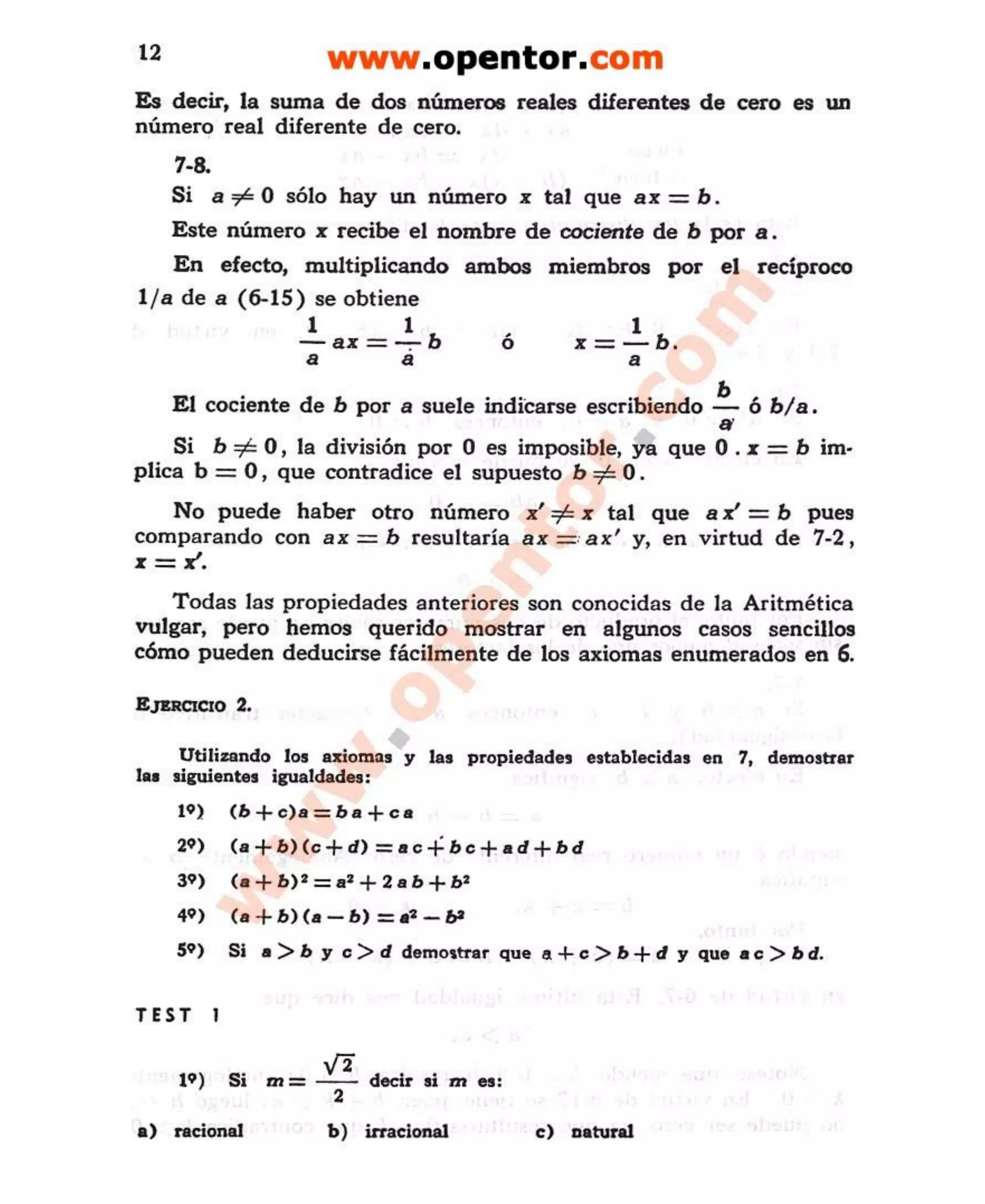 Libro algebra de mancil | PDF
