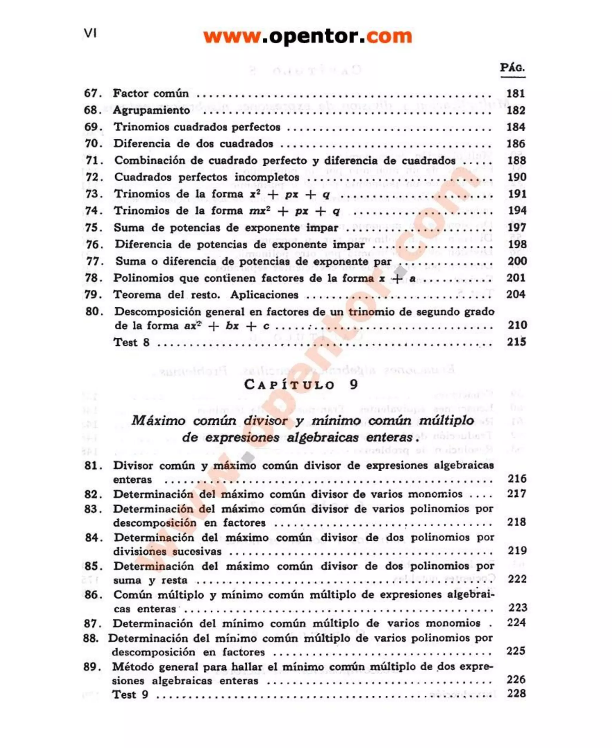 Libro algebra de mancil | PDF