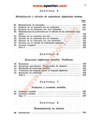 Libro algebra de mancil | PDF