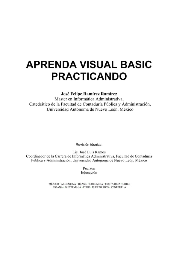Libro aprenda visual_basic_practicando | PDF