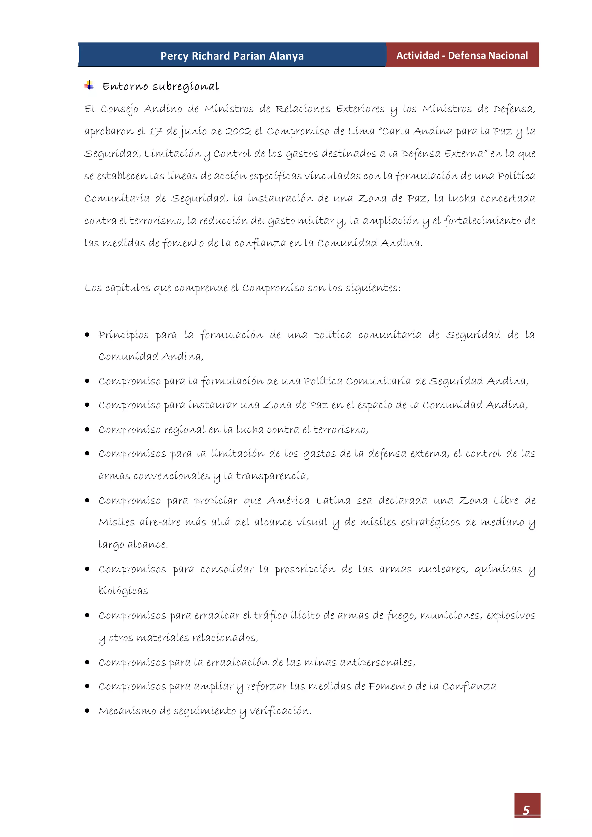 Libro blanco de la defensa nacional | PDF