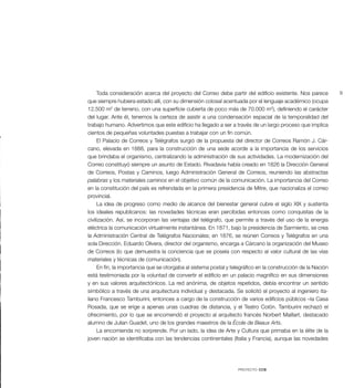 Palacio de Correos Proyecto Centro Cultural del Bicentenario - Libro | PDF
