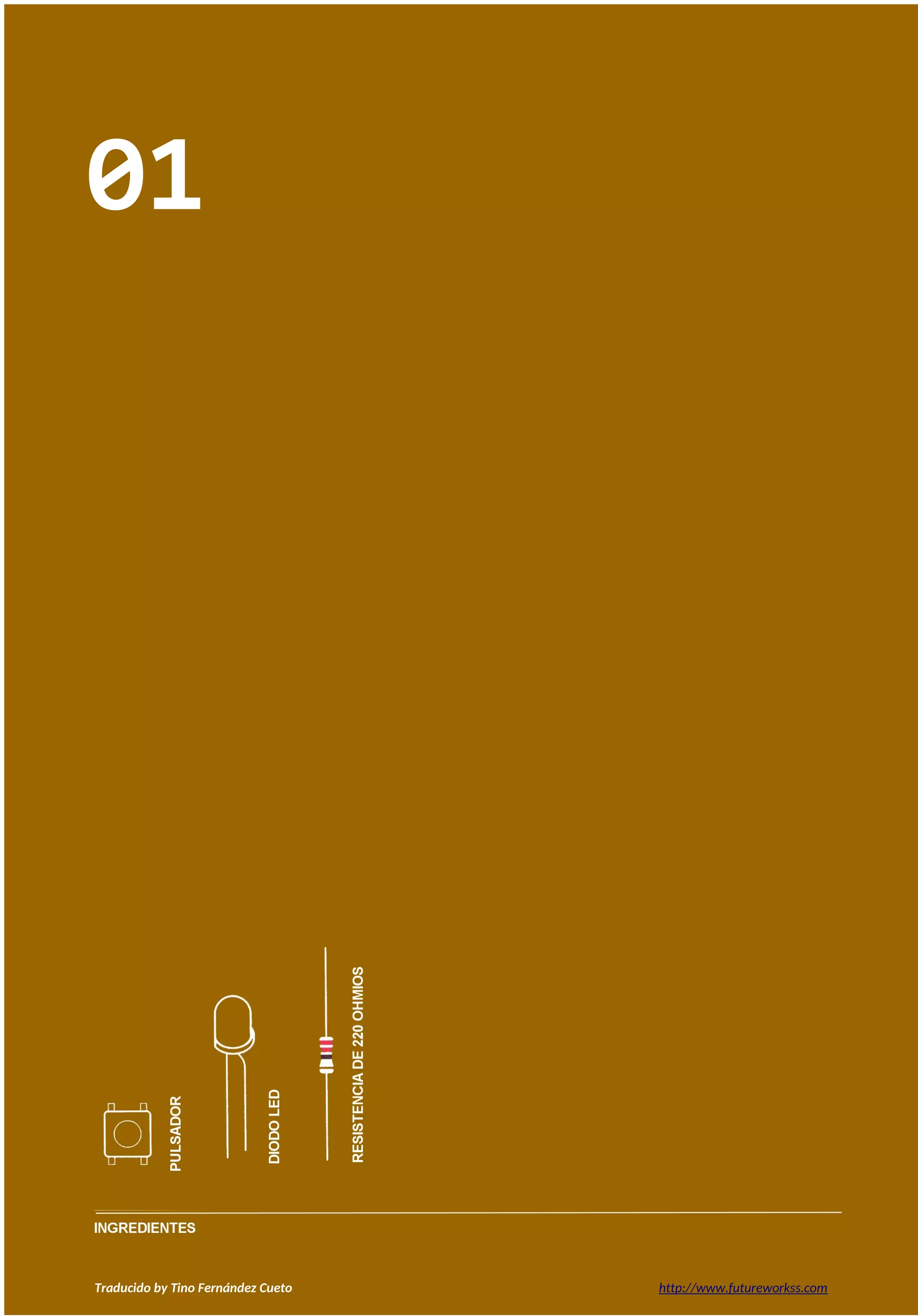 Libro de proyectos del kit oficial de Arduino en castellano completo ...