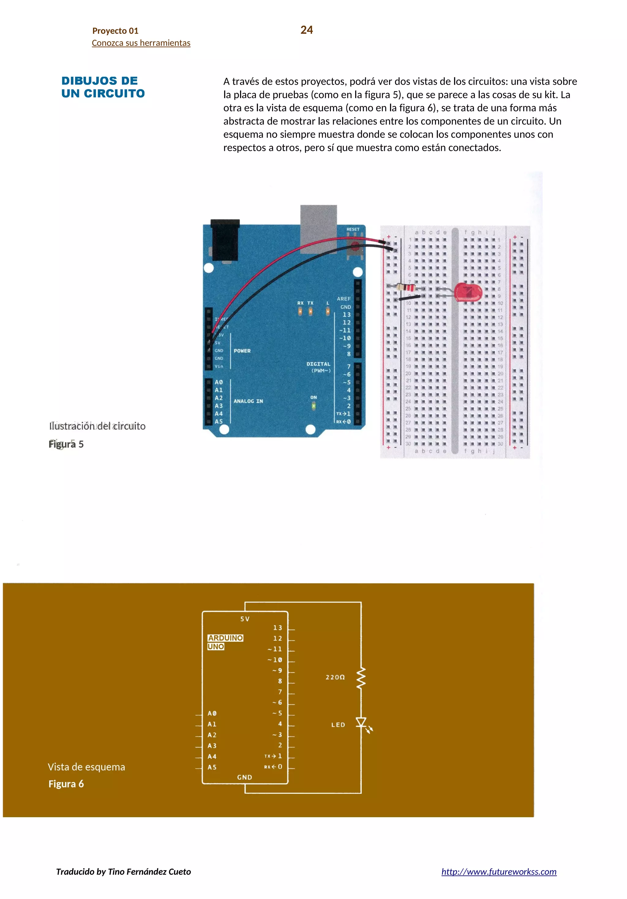 Libro de proyectos del kit oficial de Arduino en castellano completo ...