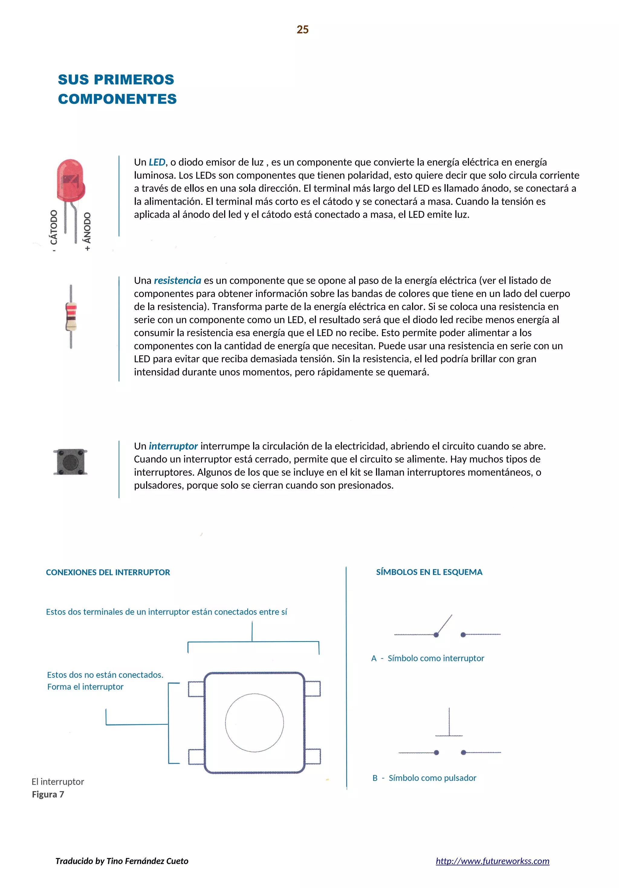 Libro de proyectos del kit oficial de Arduino en castellano completo ...
