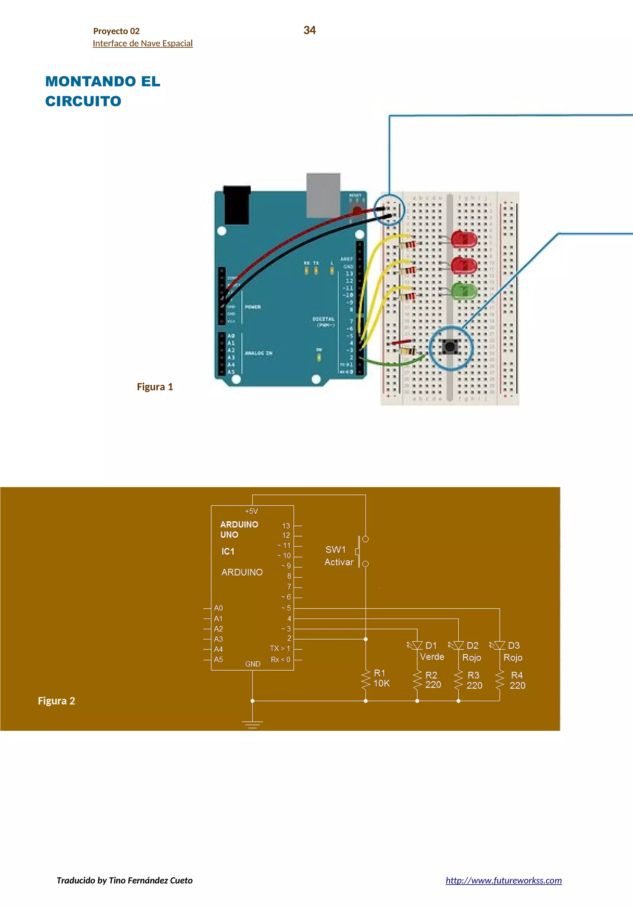 Libro de proyectos del kit oficial de Arduino en castellano completo ...
