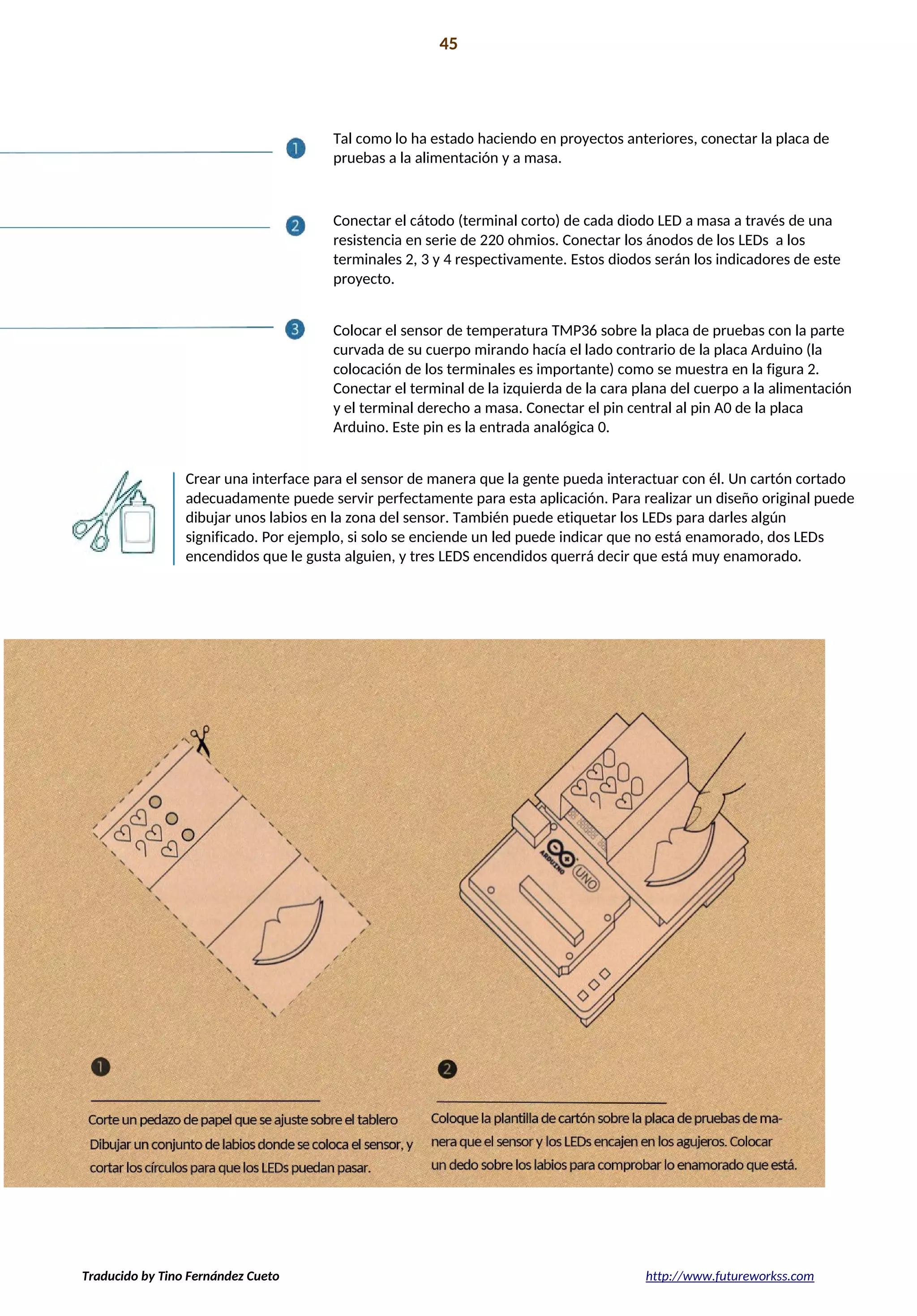 Libro de proyectos del kit oficial de Arduino en castellano completo ...