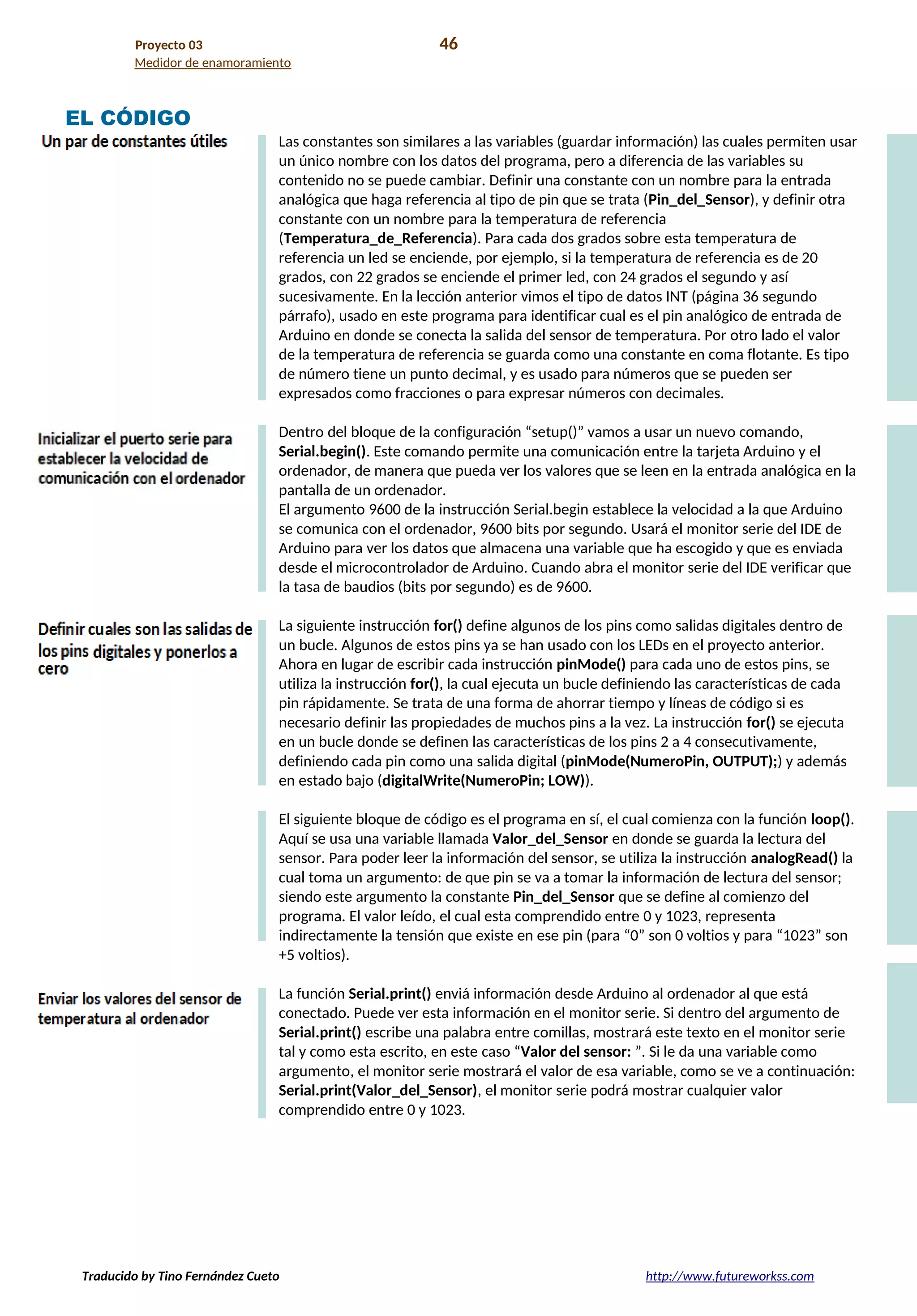 Libro de proyectos del kit oficial de Arduino en castellano completo ...