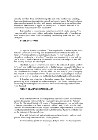 7 keys to comprehension - Susan Zimmermann and Anthony Hutchins | PDF