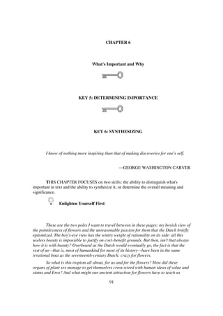 7 keys to comprehension - Susan Zimmermann and Anthony Hutchins | PDF