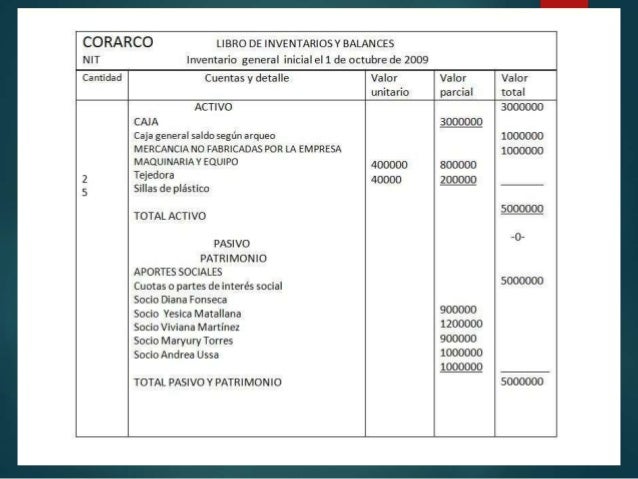 Libros contables: 2019