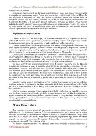 Libro La Ley de Atraccion Esther y Jerry Hicks | PDF