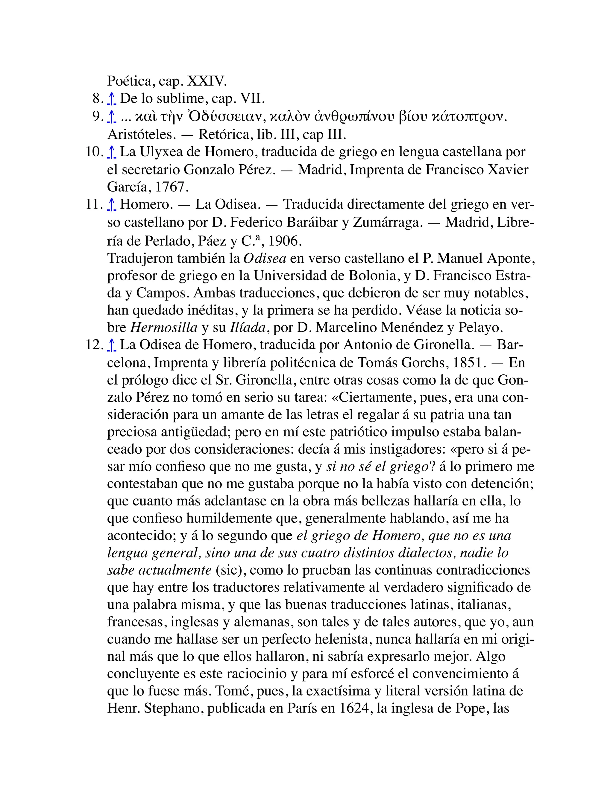 Libro La Odisea Homero, poema griego épico | PDF
