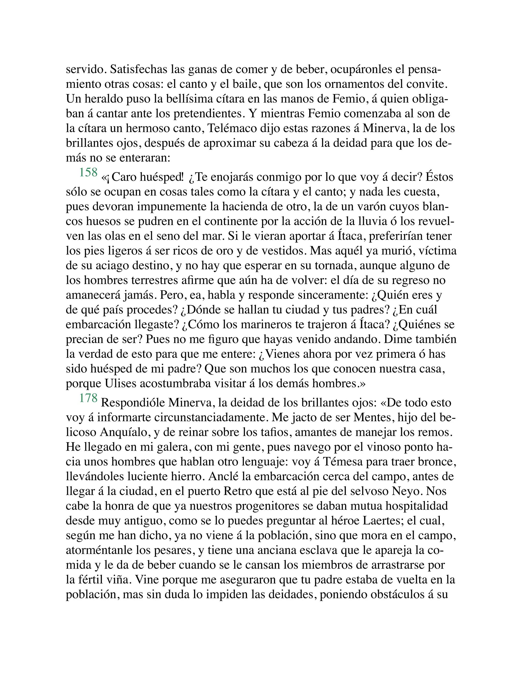 Libro La Odisea Homero, poema griego épico | PDF