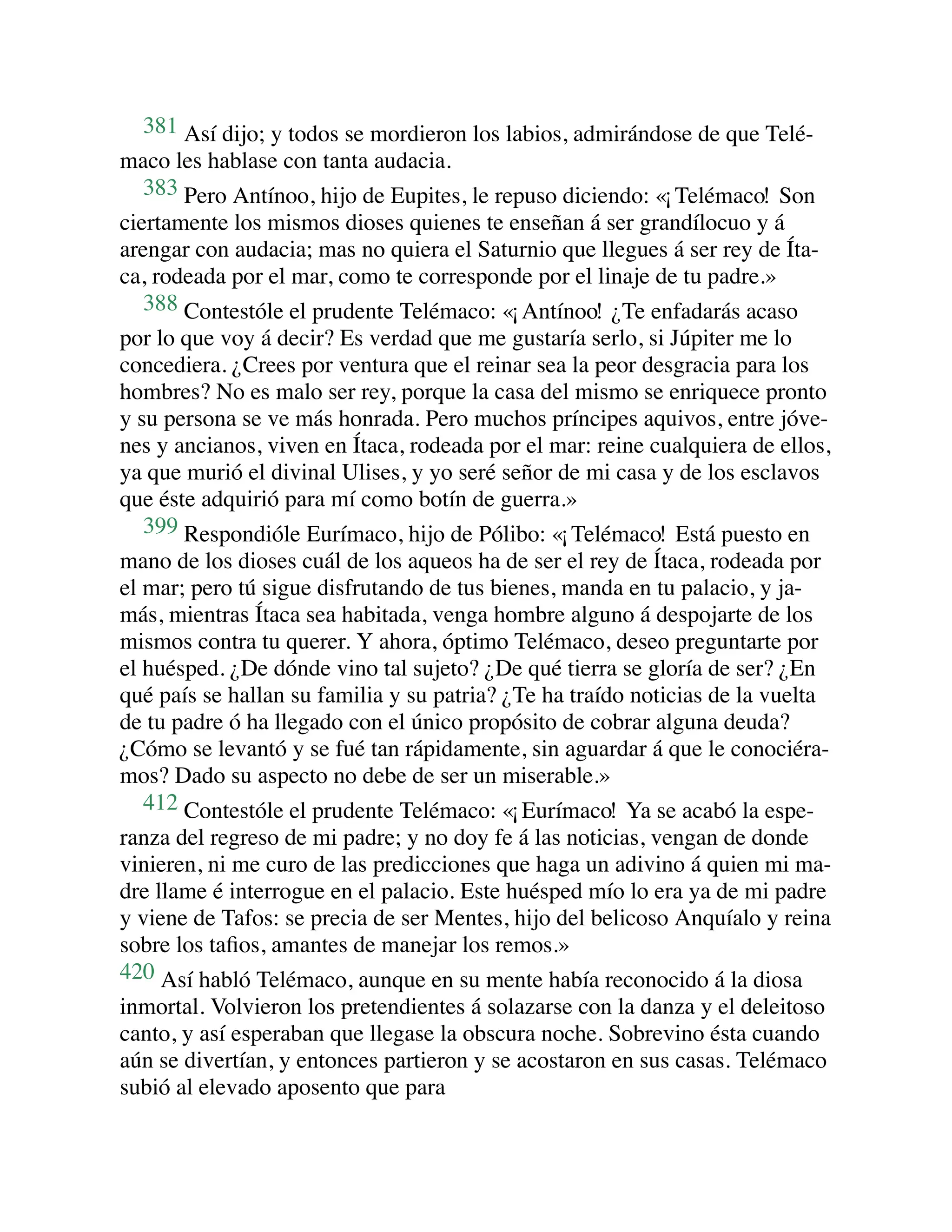 Libro La Odisea Homero, poema griego épico | PDF