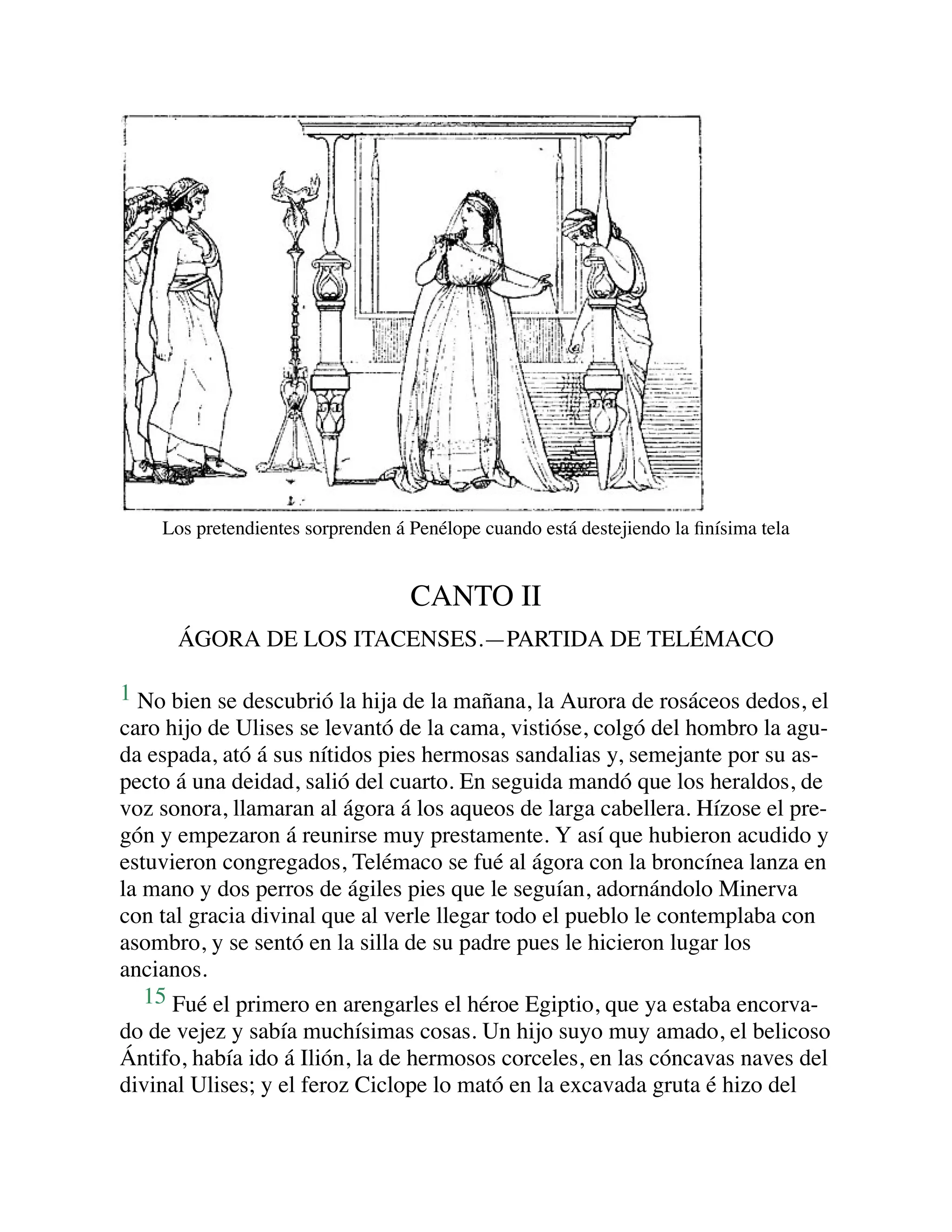 Libro La Odisea Homero, poema griego épico | PDF