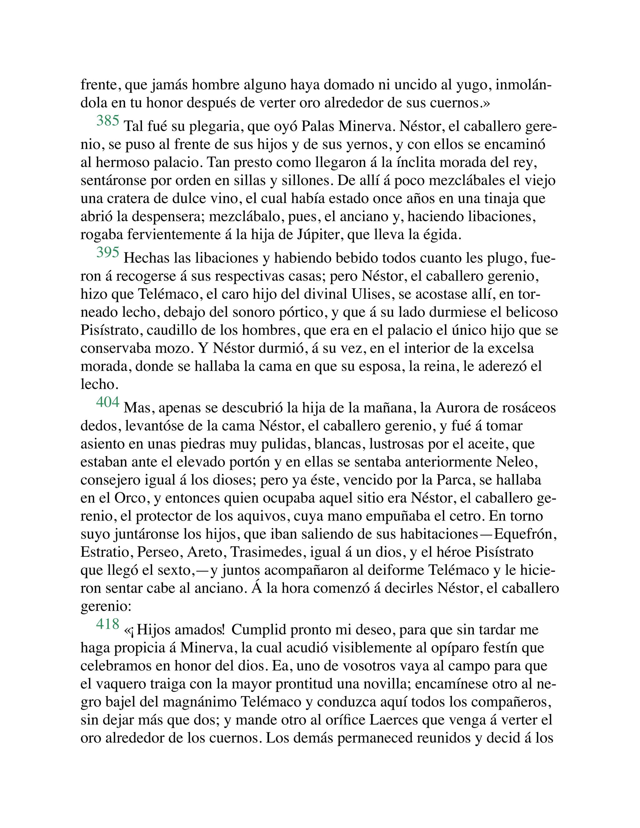 Libro La Odisea Homero, poema griego épico | PDF