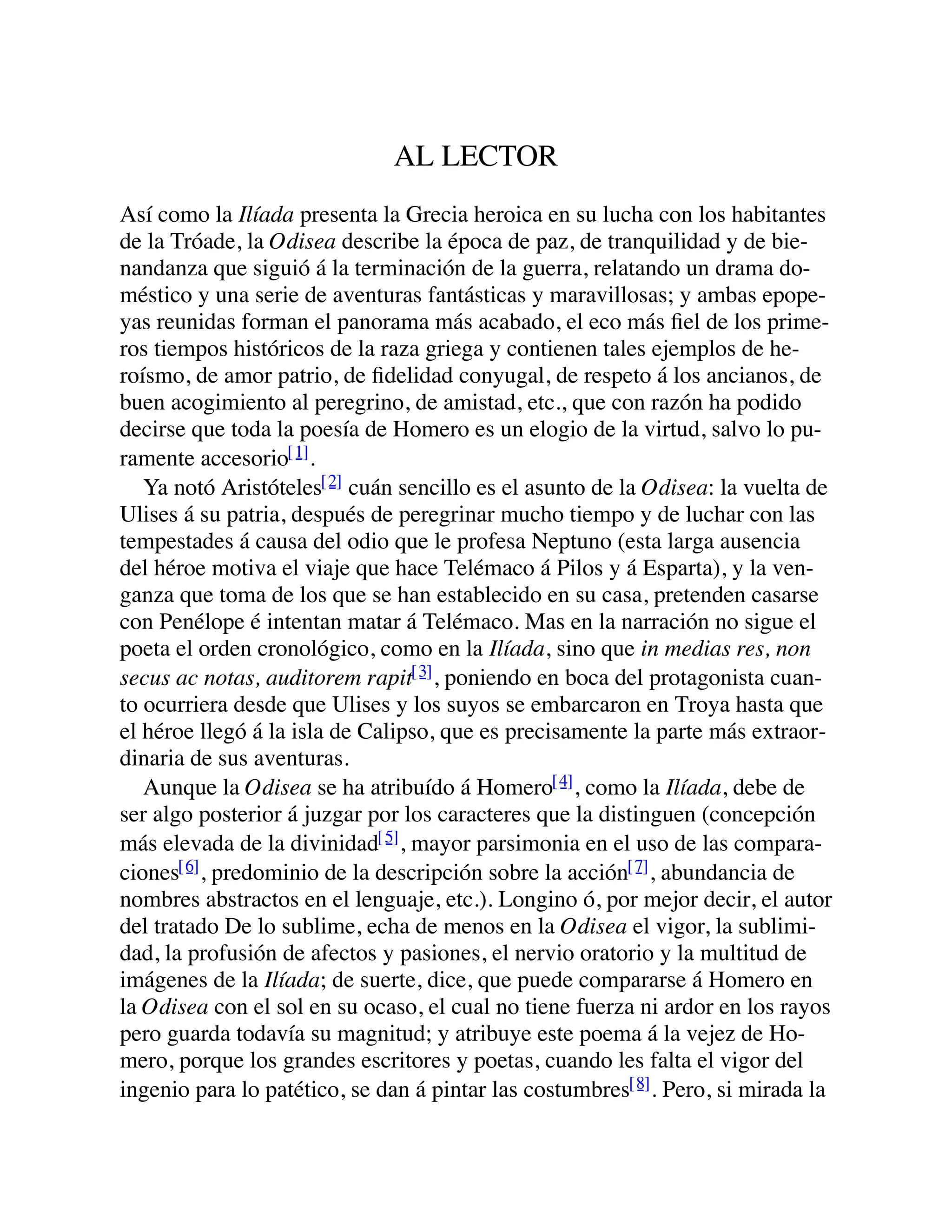 Libro La Odisea Homero, poema griego épico | PDF