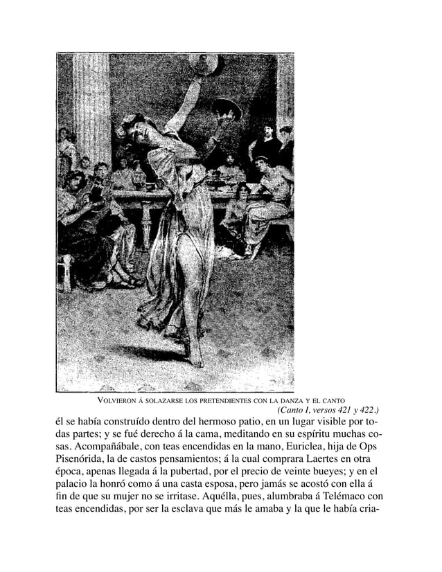 Libro La Odisea Homero, poema griego épico | PDF