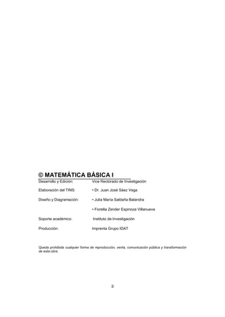 Libro matematica basica | PDF