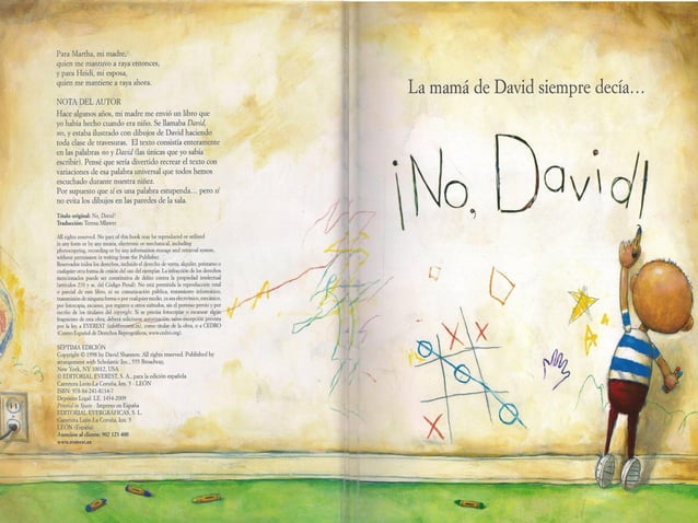 Cuento ¡No, David! | PDF