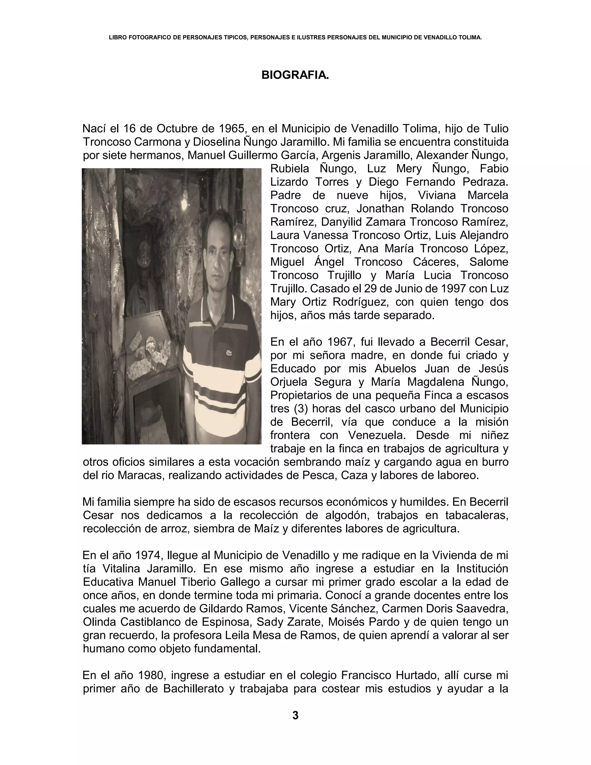 LIBRO PERSONAJES E ILUSTRES PERSONAJES DEL MUNICIPIO DE VENADILLO ...