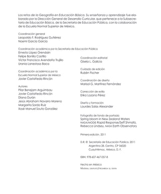 Libro retos de la geografía en educación básica | PDF