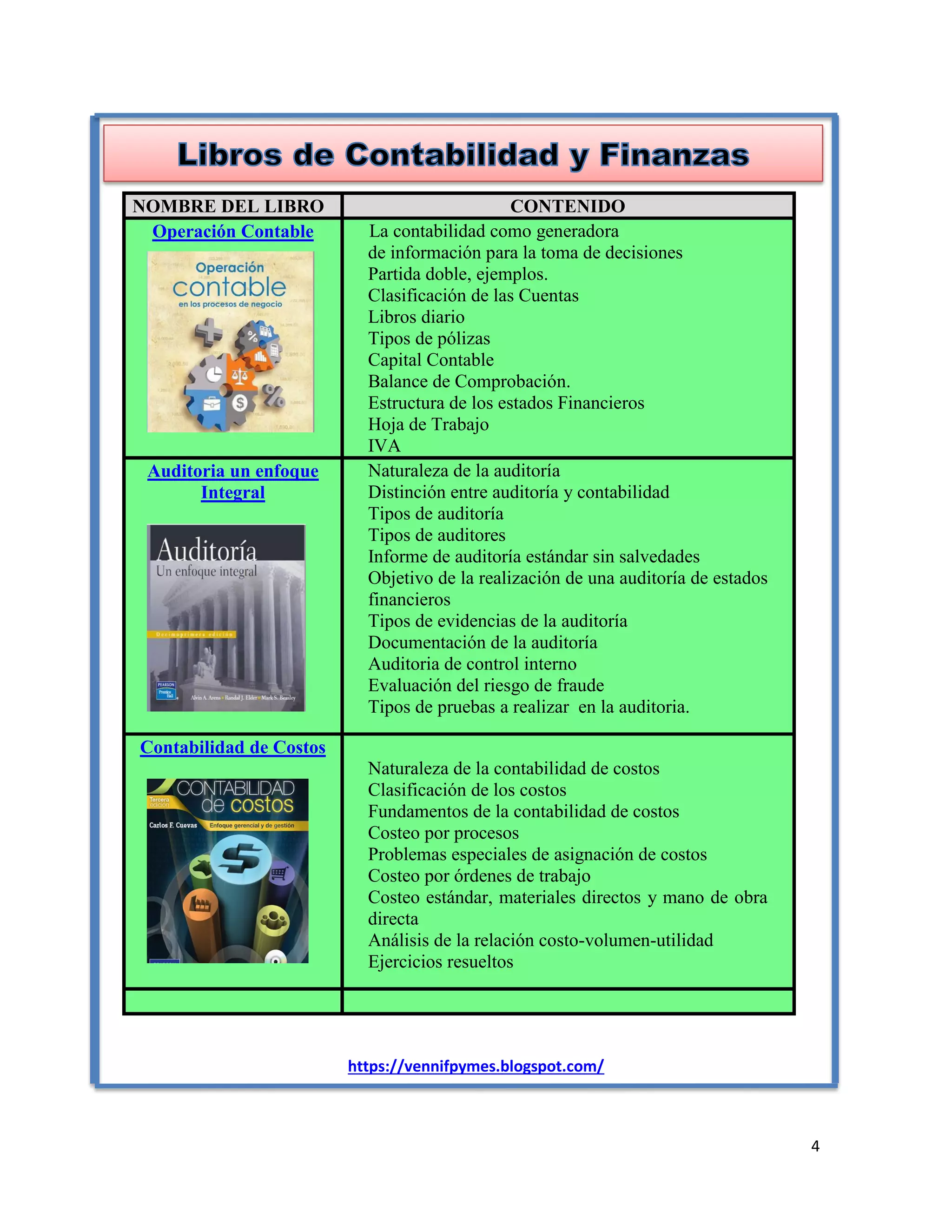 Libros de Contabilidad | PDF