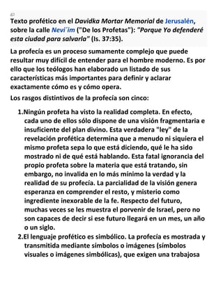 Libros Proféticos | DOCX