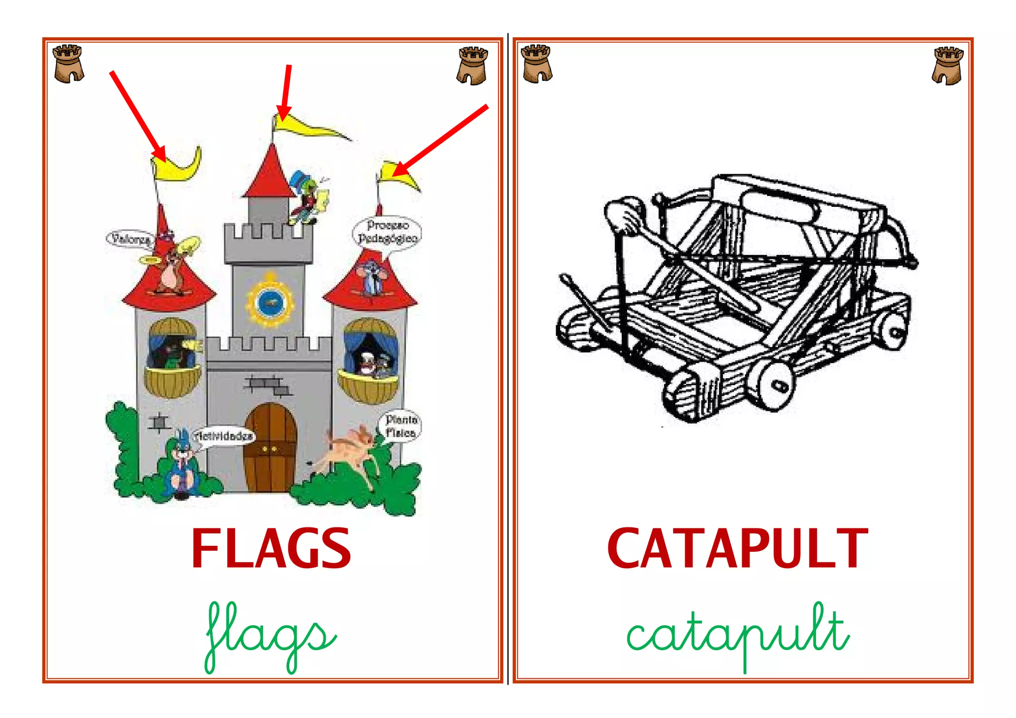 Libro vocabulario castillos en inglés | PDF