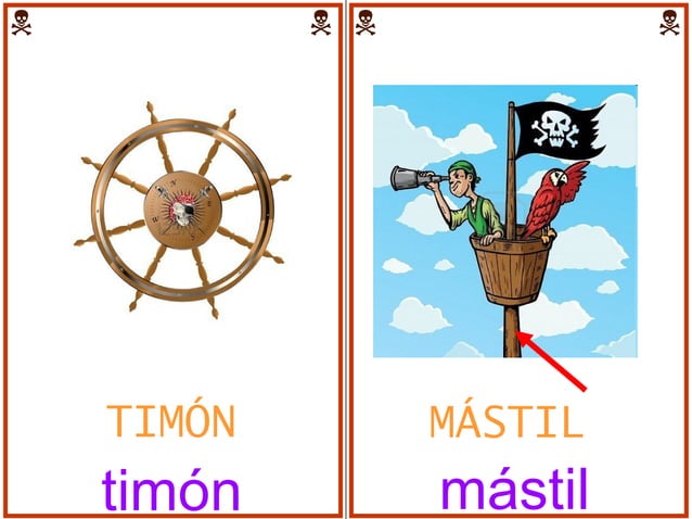 LIBRO VOCABULARIO PIRATAS | PPT