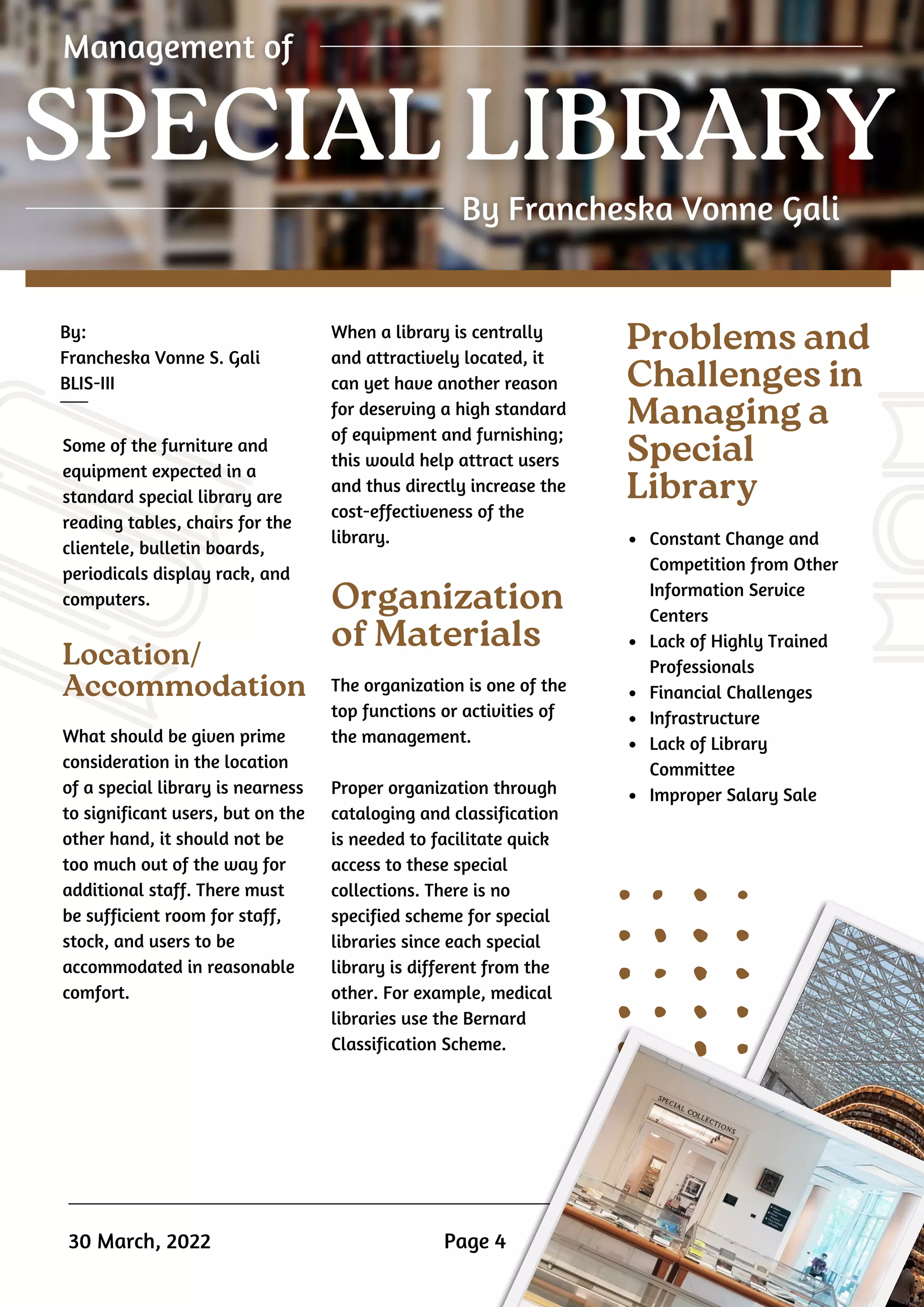 Special Library Management | PDF