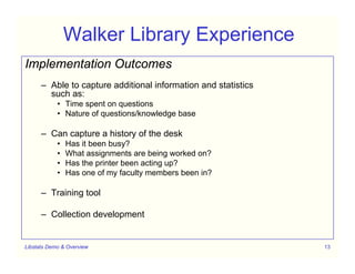 Libstats: Demo and Overview | PDF