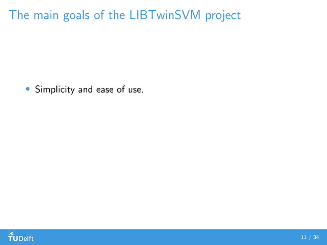 LIBTwinSVM: A Library for Twin Support Vector Machine | PPT