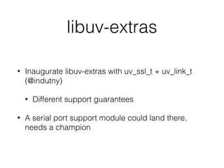Planning libuv v2 | PPT