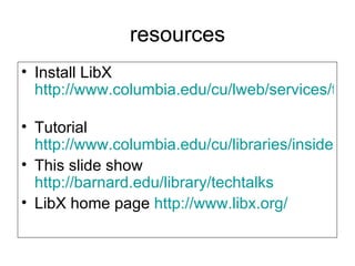 Libx | PPT