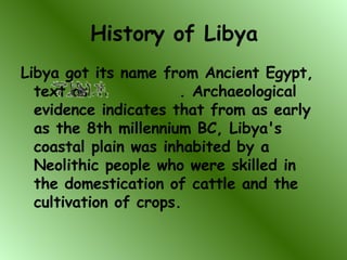 Libya Project V2.O | PPT