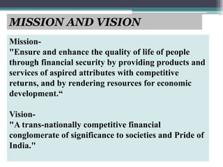 Life insurance corporation of india | PPTX