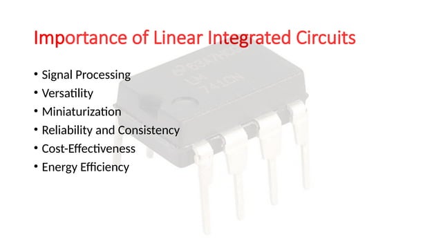 Linear Integrated Circuits Introduction to IC.pptx | Consumer ...
